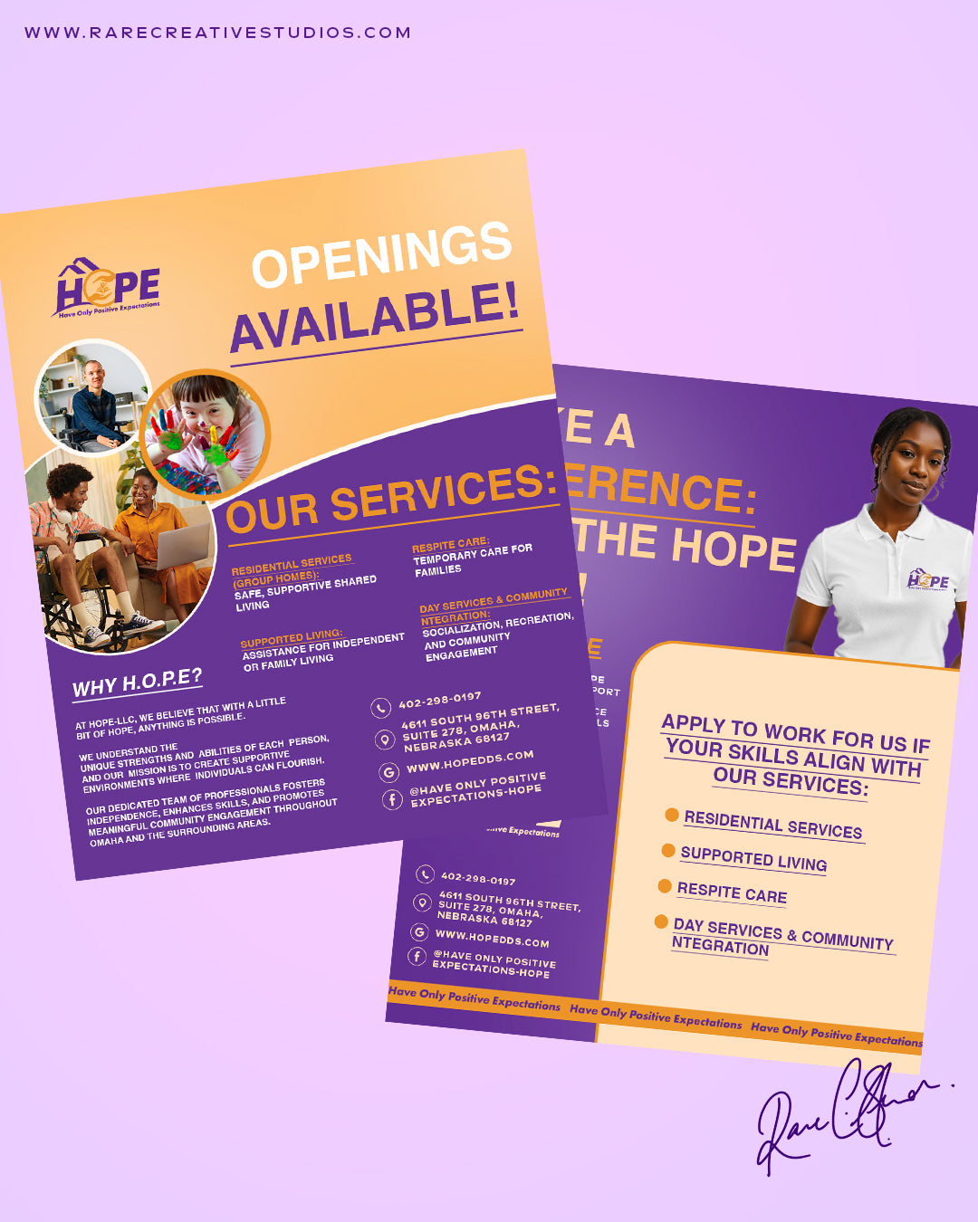 E- Flyer – Rare Creative Studios